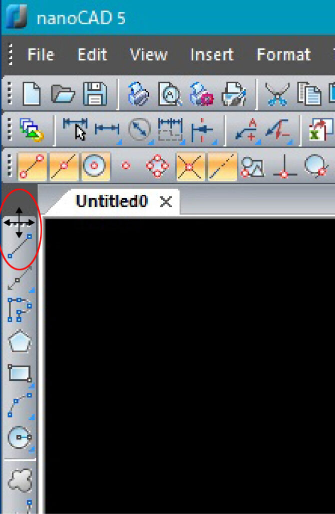 nanoCADの初期設定